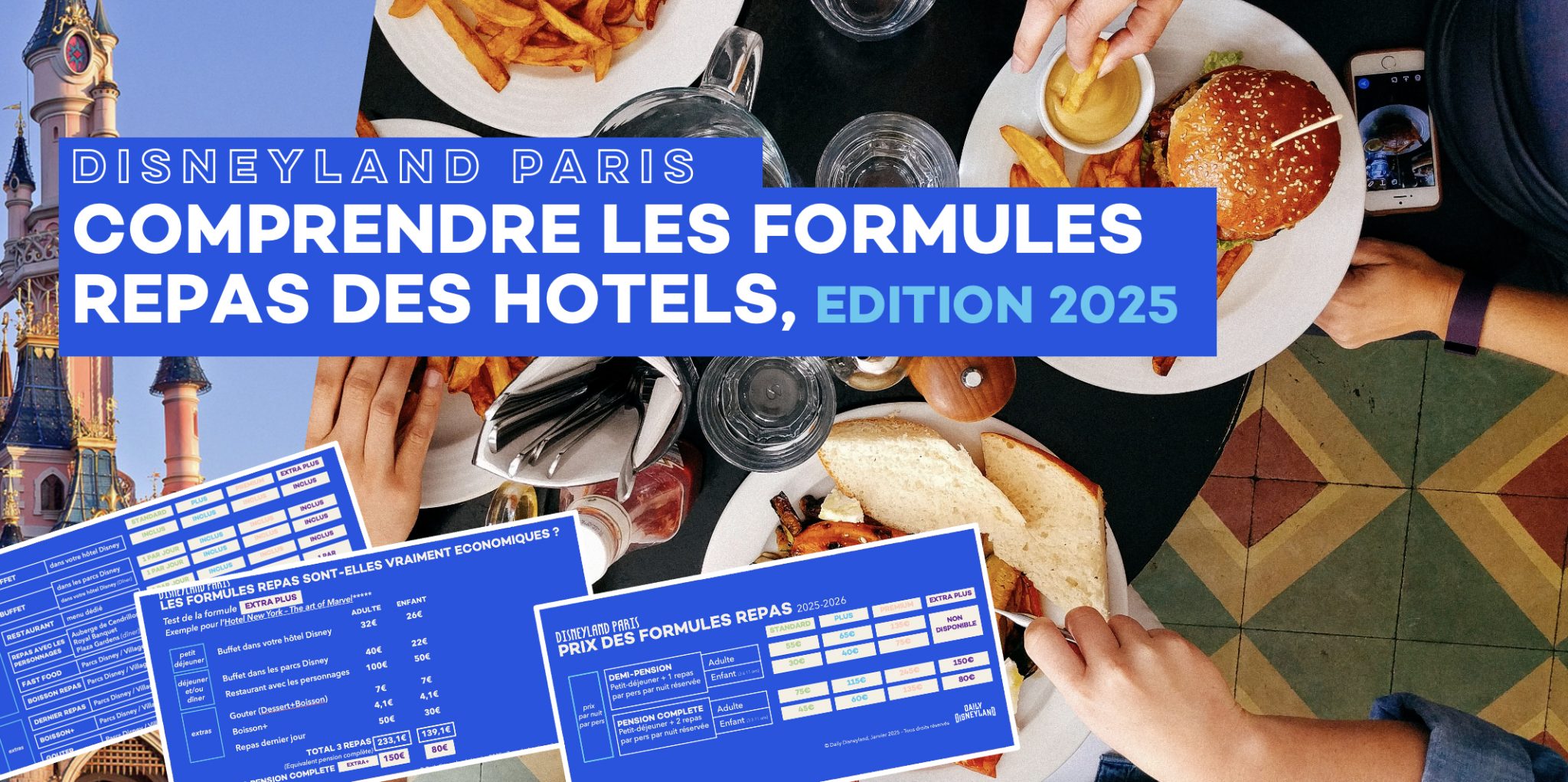 Les formules repas de Disneyland Paris : tout comprendre (Demi pension ...